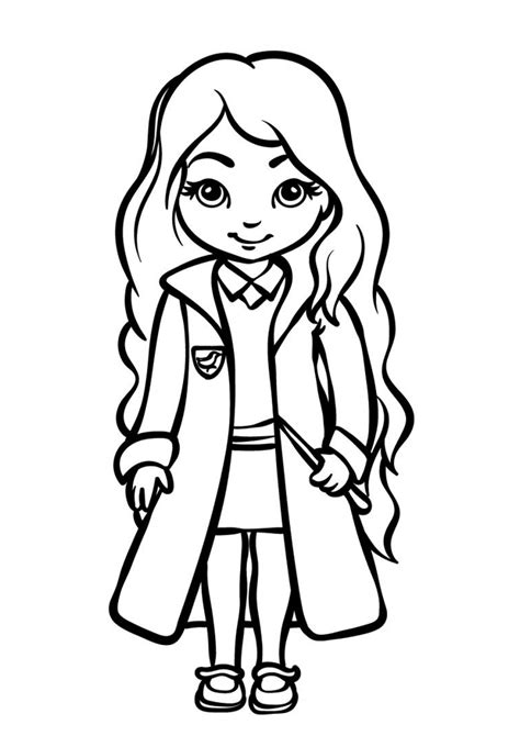 Раскраски Гарри Поттер распечатать на А4 и скачать бесплатно