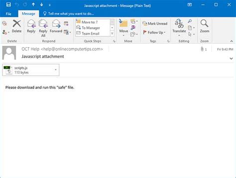 Unblock Restricted Outlook Attachments Online Computer Tips