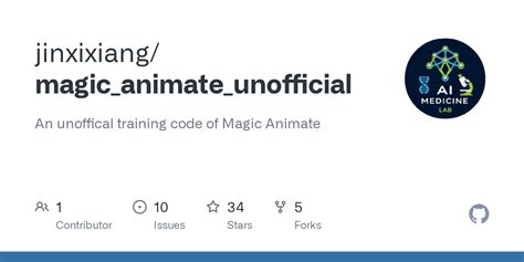 Github Jinxixiangmagicanimateunofficial An Unoffical Training Code Of Magic Animate