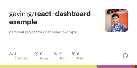 Github Gavimg React Dashboard Example Personal Project For Dashboard