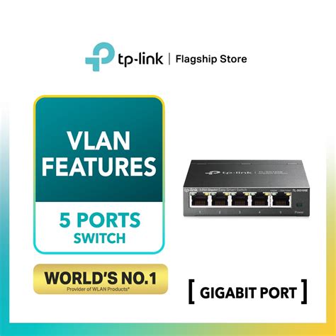 TP LINK Port Gigabit Unmanaged Pro With VLAN Features Switch TL SG E Shopee Malaysia