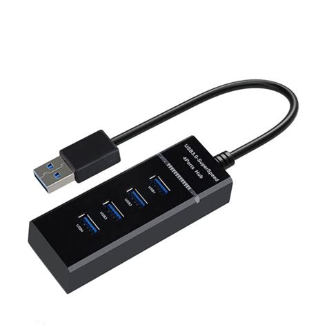 USB Hub High Speed Port Multi Splitter USB Adapter External Expander Cable For Desktop PC