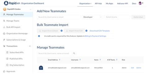 Share And Collaborate On Apis Using Rapidapi For Teams