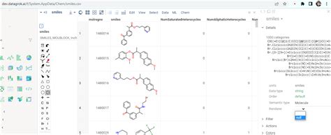 563 chem renderer selection not working · issue 563 · datagrok ai public · github