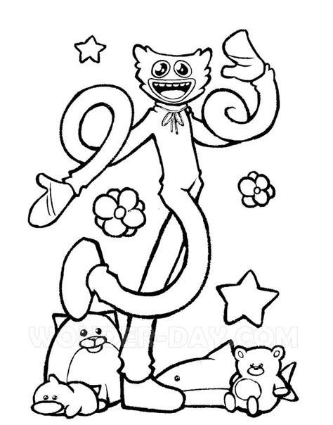 Kolorowanki Poppy Playtime Do Druku Kolorowankidodruku Com