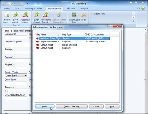 Ups Worldship Setup With Stone Edge Sql Store File V7