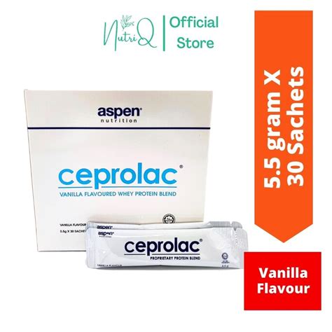 Aspen Nutrition Ceprolac Whey Protein Isolated Blend Powder Vanilla