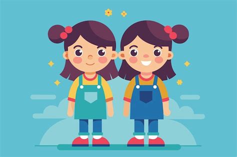 Animated Twins Vectors And Illustrations For Free Download