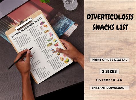Diverticulosis Snack List And Ideas For Diverticulosis Food List Meal
