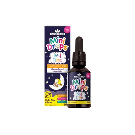 Nhg Pharmacy Online Natures Aid Mini Drops Bedtime 50ml