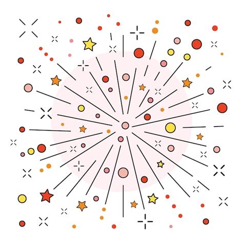 Premium Vector Festive Firework Or Firecracker Icon In Line Art