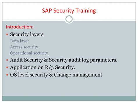 Ppt The Best Sap Security Online Training Sap Security Tutorial Powerpoint Presentation