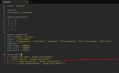 Gotowindowtop Alignviewcenter Not Working Together · Issue 5034 · Helix Editorhelix · Github