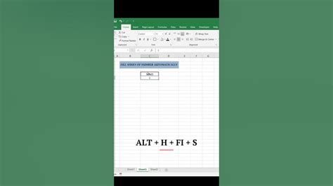 Mastering Excel Automatically Fill Series Numbers Excel Tutorial Youtube