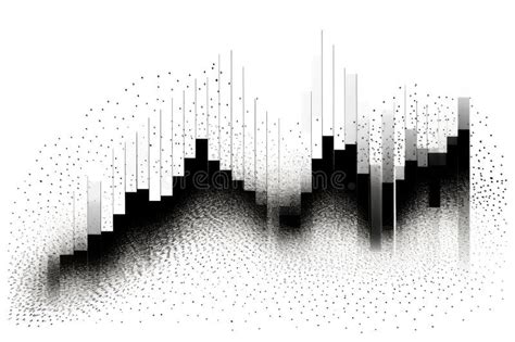 The Line Graph With Columns And Dots Generative Ai Stock Illustration Illustration Of Scale