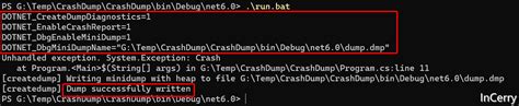 如何在net程序崩溃时自动创建dump？ Heapdump性能社区