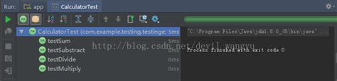 Android Studio使用junit单元测试及获取代码覆盖率android Junit单元测试及获取代码覆盖率 Csdn博客