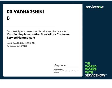 priyadharshini b on linkedin csm snow