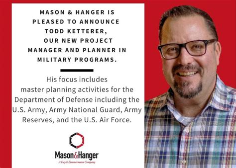 Mason And Hanger On Linkedin Introducing Todd Ketterer Our New Project