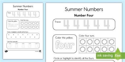 four 4 numbers