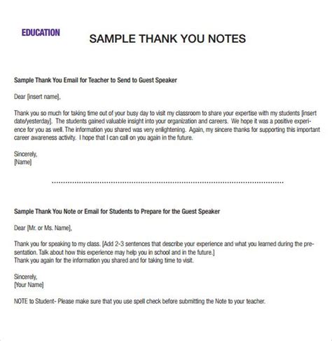Sample Thank You Notes Check More At Https Nationalgriefawarenessday Com Sample Thank You