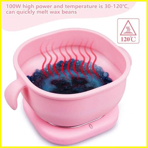☪ ♚ Electric Hot Wax Heater Machine Silicone Wax Heater Foldable Warmer Machine For Hair Remova