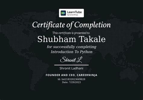 Pythonprogramming Python Learntube Shubham Takale