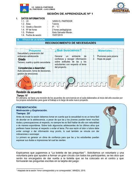 Ati3 5 S01 Sexualidad Y Prevención Del Embarazo Adolescente Pdf