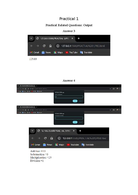 Cssoutput Thanku Clint Side Script Practical 1 Practical Related