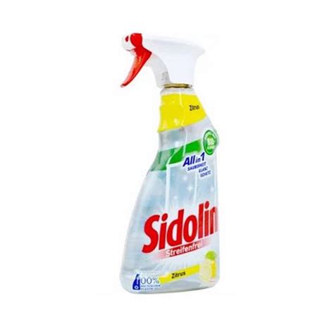 Sidolin Zitrone Glasreiniger 500 Ml Sprühflasche 236