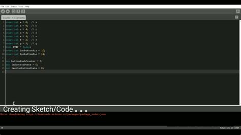 Lab Activity No 2 Tutorial Video Seven Segment Display Increment And Decrement Function Youtube