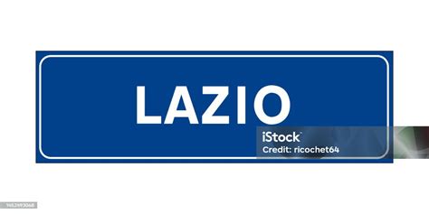 Panneau Routier Dentrée De La Région Du Latium En Italien Vecteurs Libres De Droits Et Plus D