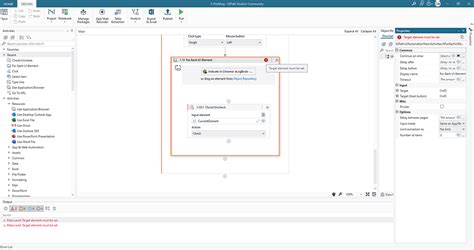 For Each Ui Element Target Must Be Set Studiox Uipath Community Forum