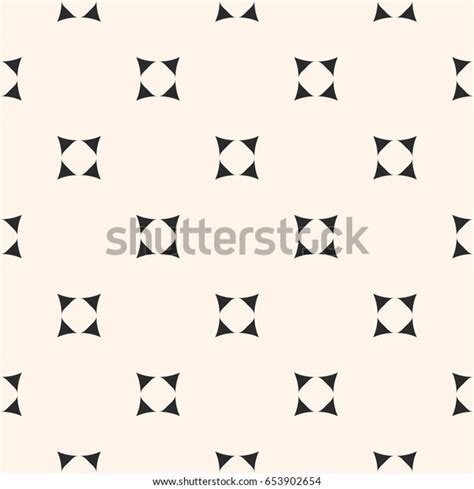 Vector Minimalist Seamless Pattern Abstract Monochrome Stock Vector Royalty Free 653902654