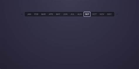 Dark Month Picker In Css Bypeople