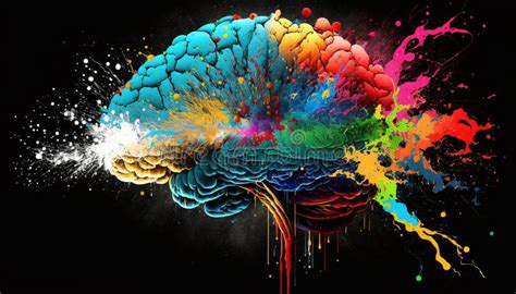 Brain Particles Stock Illustrations 1608 Brain Particles Stock