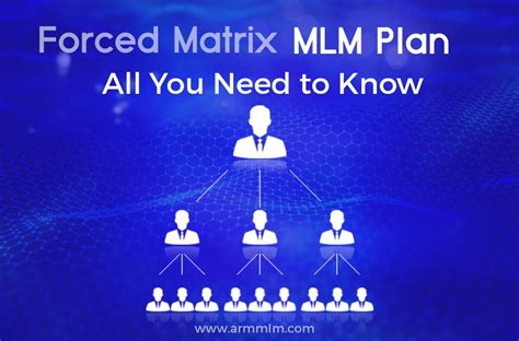 what are the benefits of the forced matrix mlm plan by arm mlm