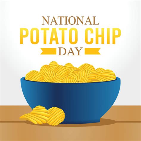 National Potato Chip Day Clip Art