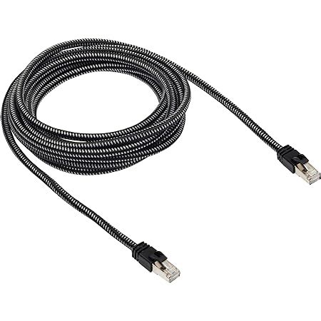 Amazon Com Amazon Basics RJ45 Cat 7 Ethernet Patch Cable 10Gpbs High Speed Cable 600MHz
