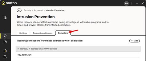 Intrusion Prevention Exclusions Norton 360 For Windows Norton Community