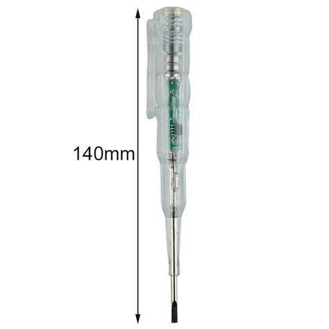 Ac24 250v 지능형 전압 테스터 펜 전기 스크루 드라이버 테스트 연필 유도 전력 감지기 회로 표시기 측정 및 분석 장비