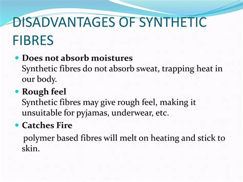 Synthetic Fibres Pptx Chemistry Science
