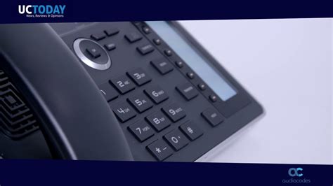 Audiocodes 445hd Skype For Business Phone Youtube