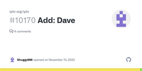 Add Dave Issue 10170 Iptv Org Iptv GitHub
