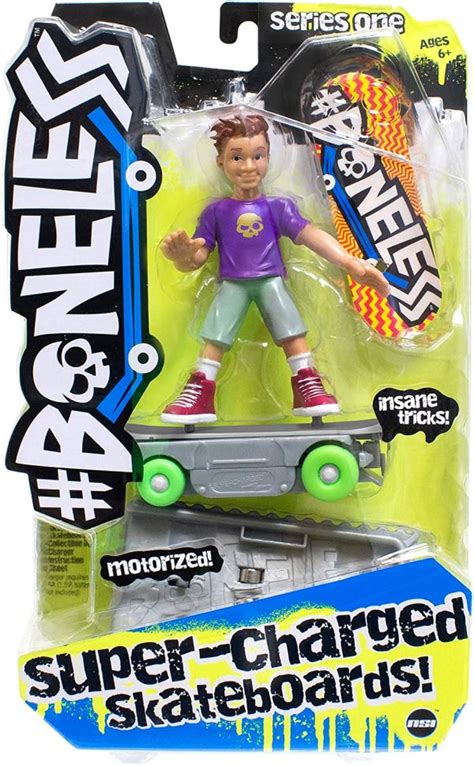 Toys Boneless Super Charged Mini Toy Stunt Skateboard With Poseable