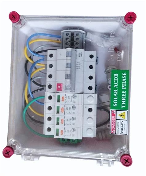 2 Kw 32a Solar Three Phase Acdb Box At ₹ 2000 Piece In Indore Id