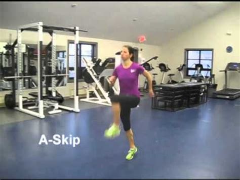 A Skip Drill Sprint Drills For Runners Youtube