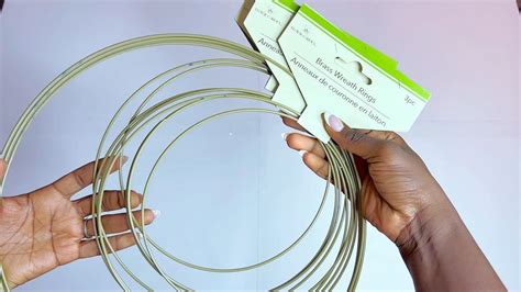 Who Knew You Could Use Dollar Tree Brass Wreath Rings This Way 😮 Who Knew You Could Use