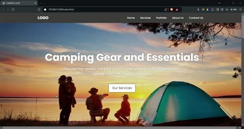 Sunny Kumar On Linkedin Webdevelopment Html Css Campinggear