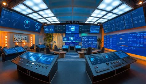 Advanced Control Room Data Monitoring Technical Operations In Modern Advanced Control Room Data Monitoring Technical Operations In Modern